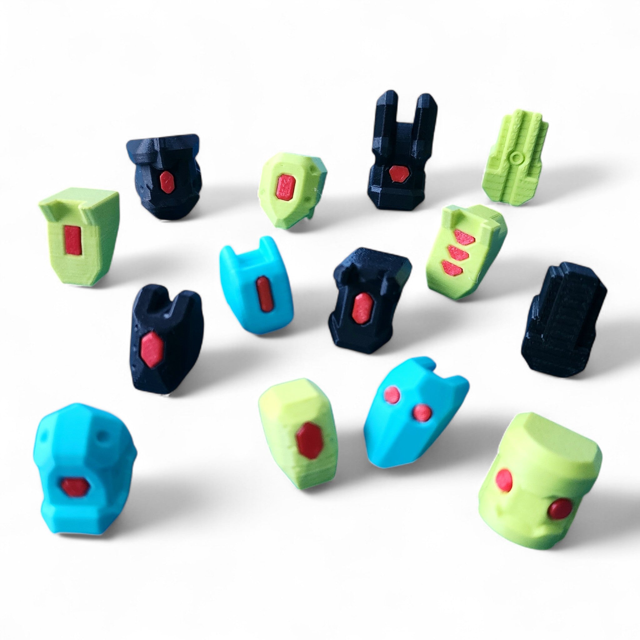 Dummy 13 Extra Heads Pack (14pcs) 🤖 | Kāhu Prints